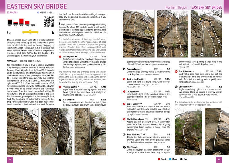 THE RED - Comprehensive Rock Climbing Guidebook - Red River Gorge, KY ...