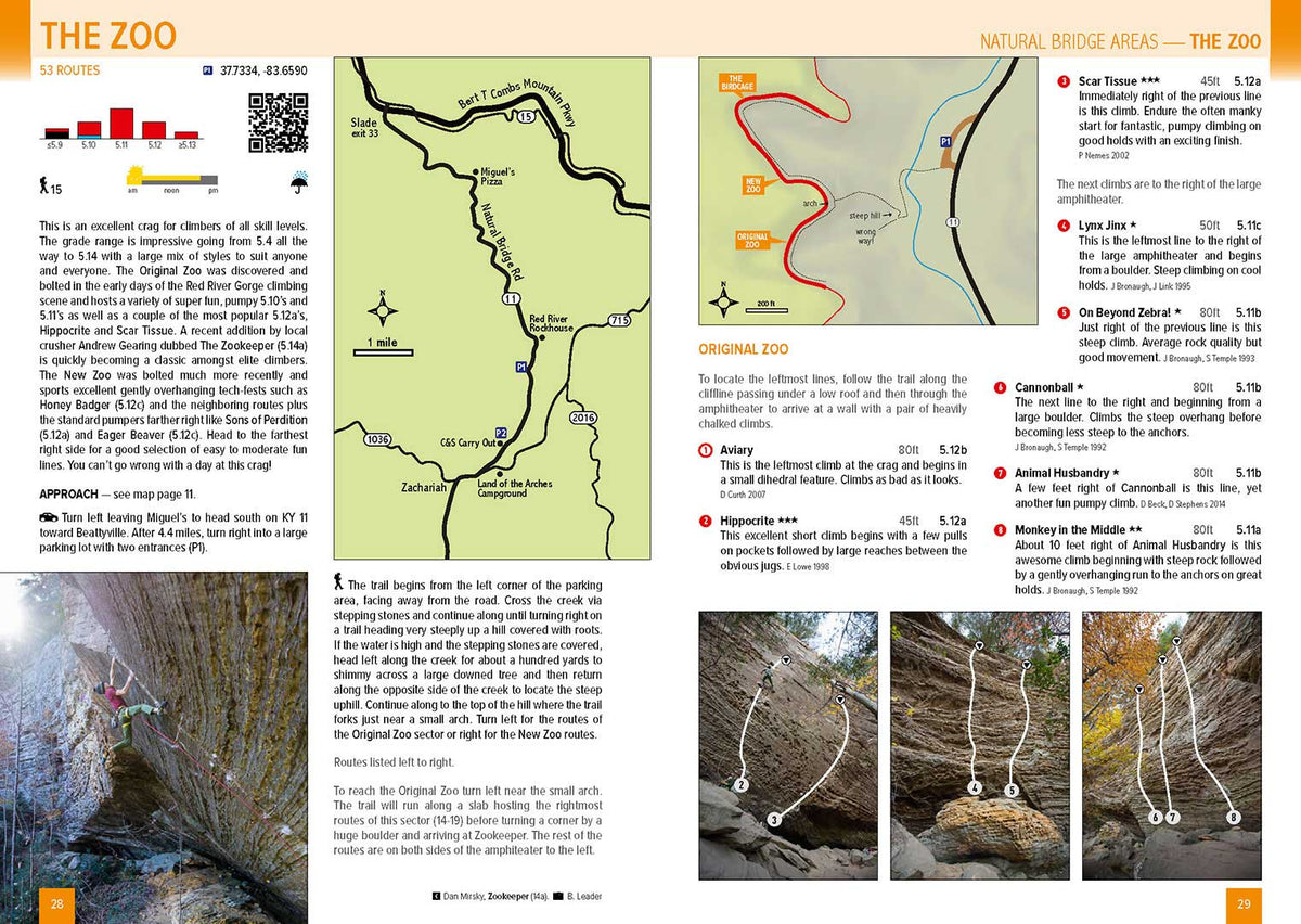 Best of the Red - Select Rock Climbing Guidebook - Red River Gorge, KY